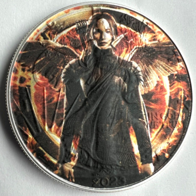 Hunger Games American Silver Eagle 1oz. .999 Silver Dollar Limited ...