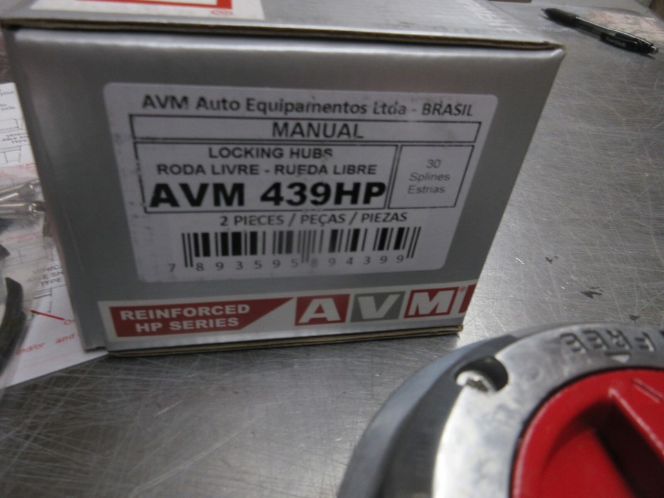 AVM 439 HP Locking Hubs Ford Chevy Dodge Dana 60 F-250 F-350 1 Ton Warn ...