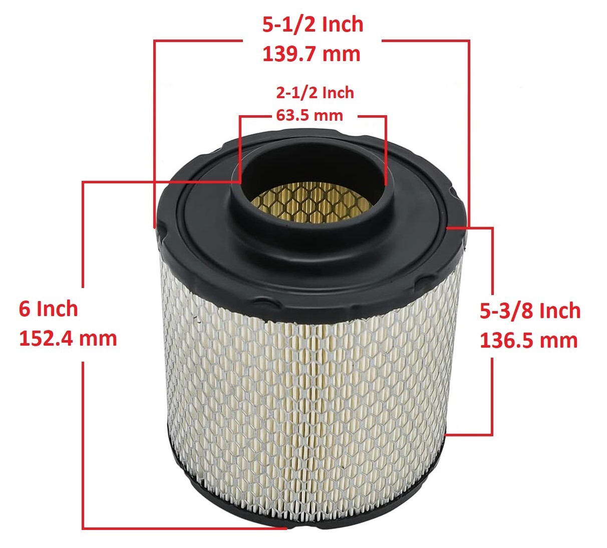 2 For Polaris Ranger 570 500/ Crew 570 Air Filter 2014 2015-2023 ...