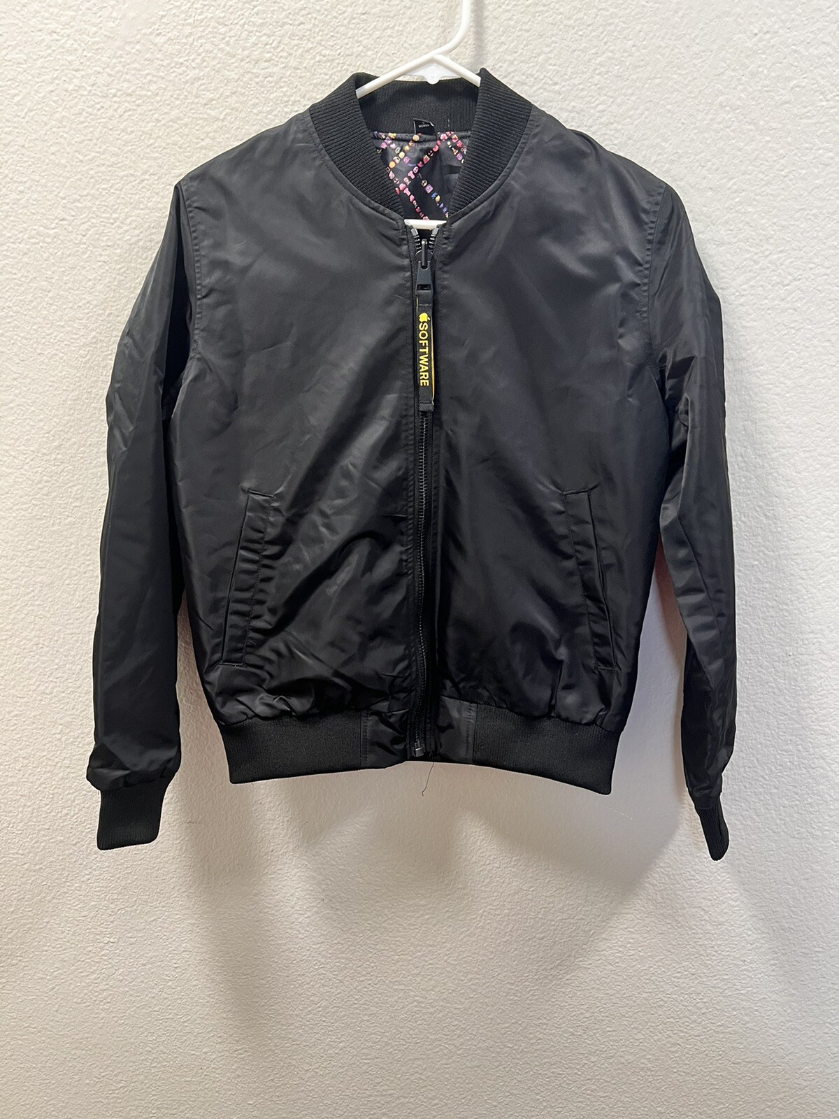 WWDC 2020 Apple Emoji Reversible Bomber Jacket Women'… - Gem