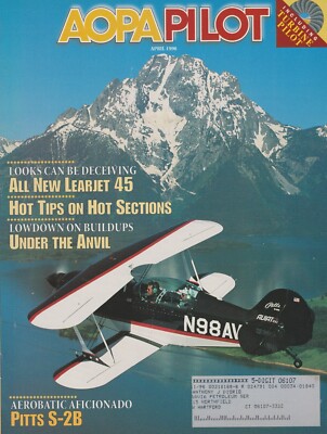 AOPA Pilot (Apr 1996) Learjet 45, Pitts S-2B, Hot Sections, Cessna New 172 | eBay