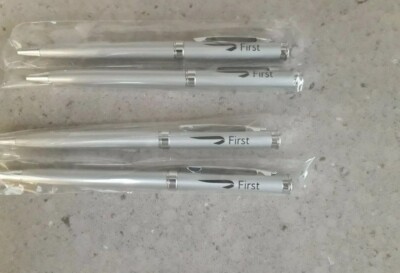 British Airways First Class collectables Chrome & SILVER Matte Pens X4 ...