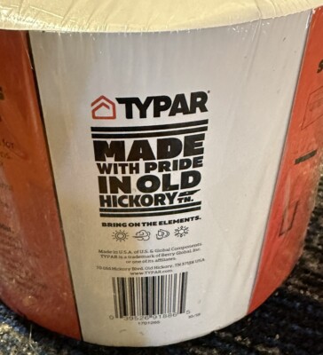 (5 Pk)TYPAR Butyl Rubber Copolmer Window And Door Flashing Roll, 4in X ...