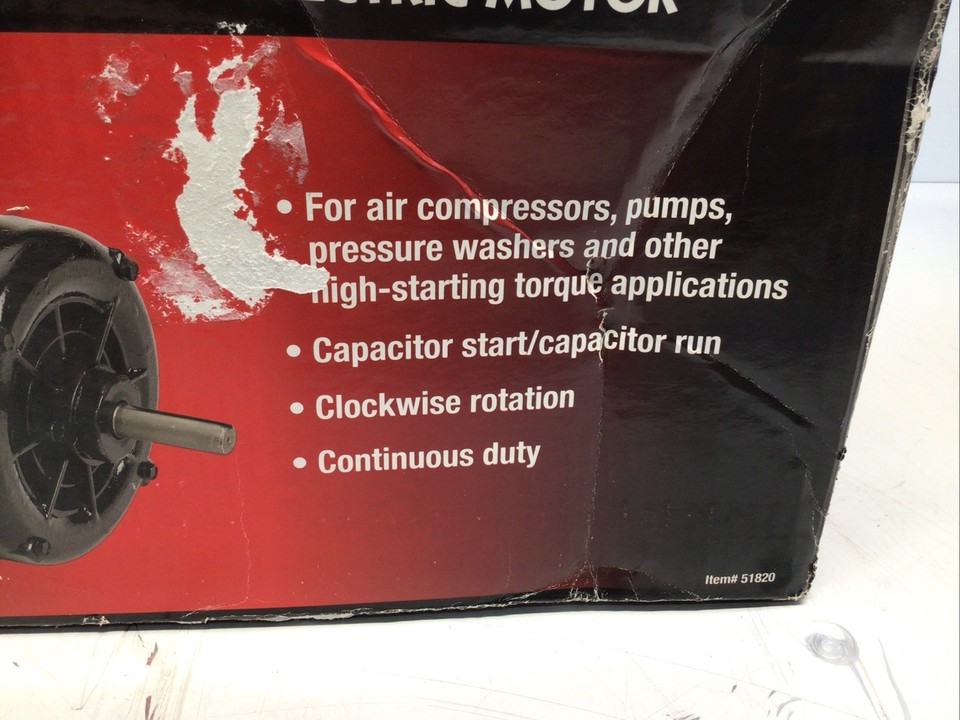 Ironton 2 HP Compressor-Duty Electric Motor Item No 51820 | eBay