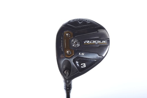LEFTY Callaway Rogue ST LS 15* 3-Wood Mitsubishi Tensei White AV Extra ...