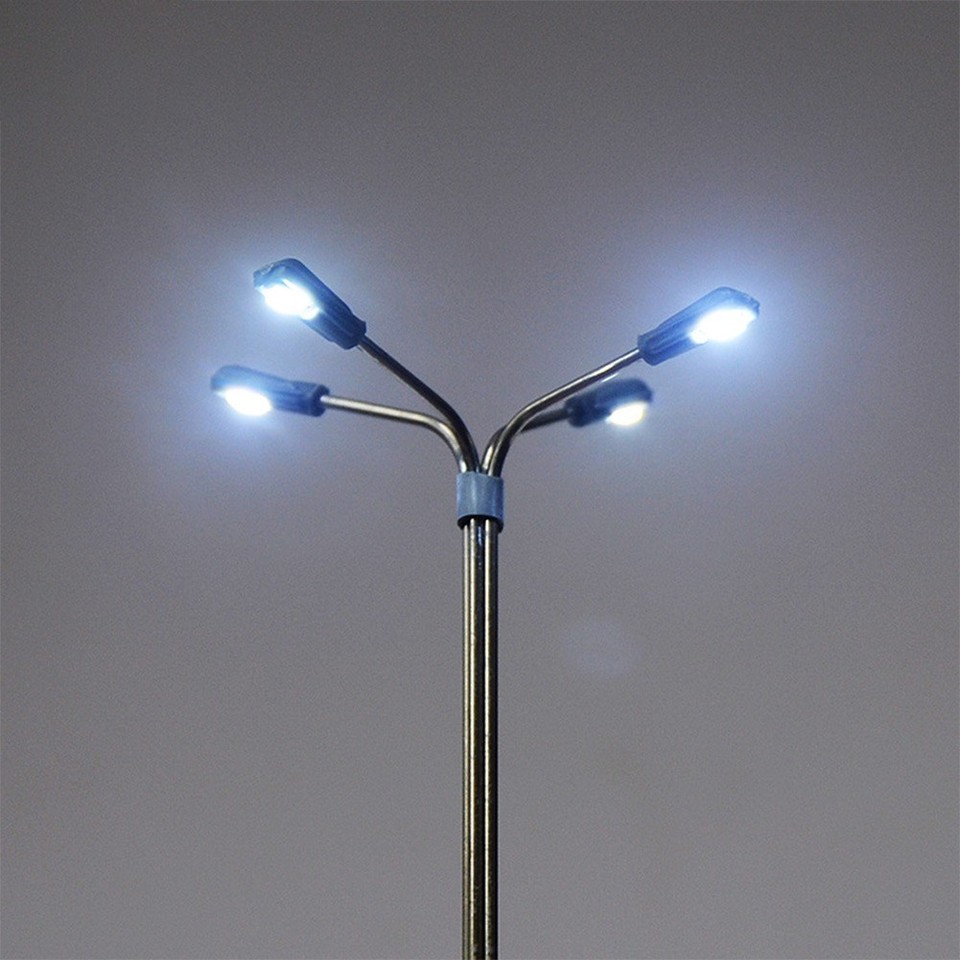 5 Pcs Sand-Table Model Railway Playground 1:100 Scale Lamps Court ...