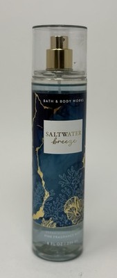 NEW Bath & Body Works Saltwater Breeze Fine Fragrance Body Mist Spray 8 ...