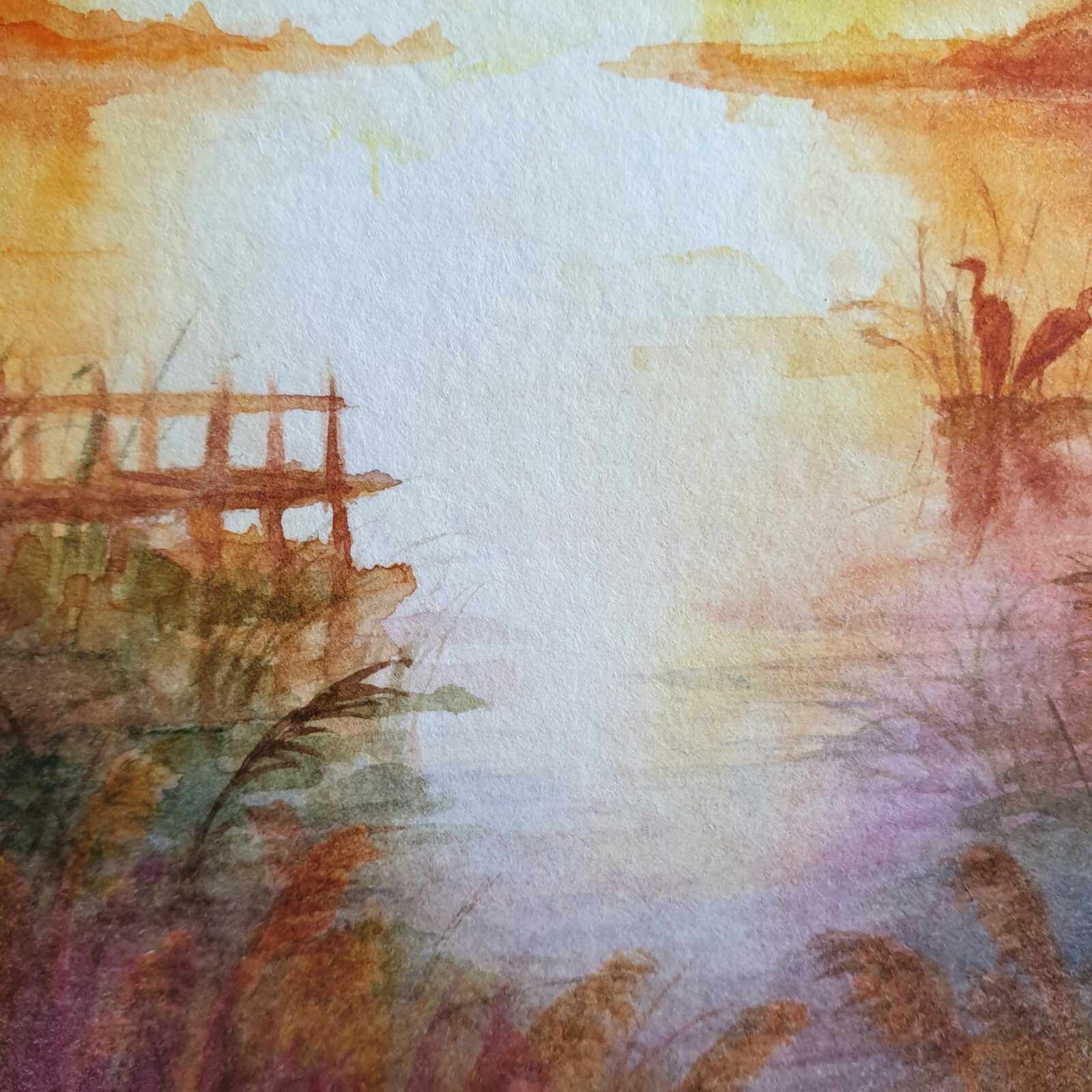 Landscape Wall Art Original Watercolor Painting Shatsky National Park ...