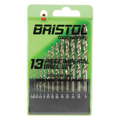 Qty 2 Bristol Tool Works 13 Piece Imperial Drill Bits HSS Alpha ...