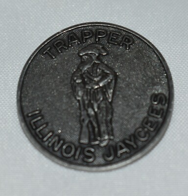 Trapper Pewter Silver Tone Illinois Jaycees Pin AA | eBay