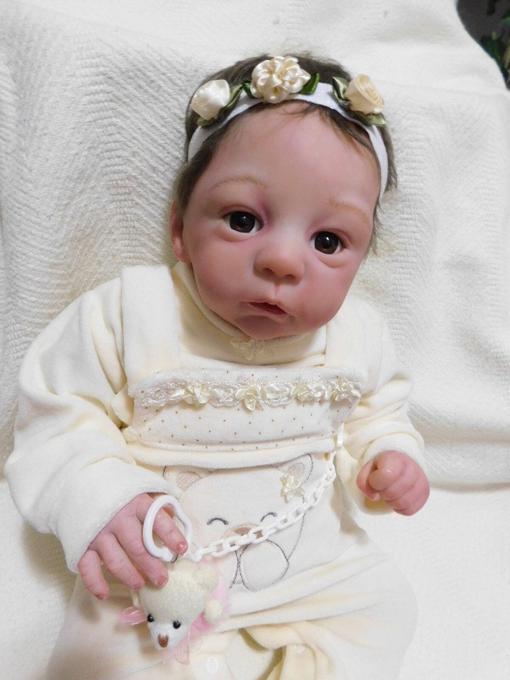 Harlow Reborn Vinyl Doll by Laura Tuzio Ross , Merry Christmas with coa ...