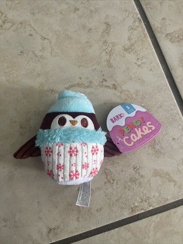 Bark Box Pengy Cakes Toy Crinkly Squeaky Size Small | eBay