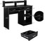 Home Office Computer Desk Workstation Wood Laptop PC Table Drawer Shelf ...
