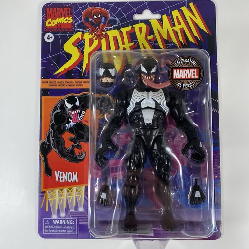 Marvel Legends Venom Figure Retro Card Walmart Exclusive | eBay