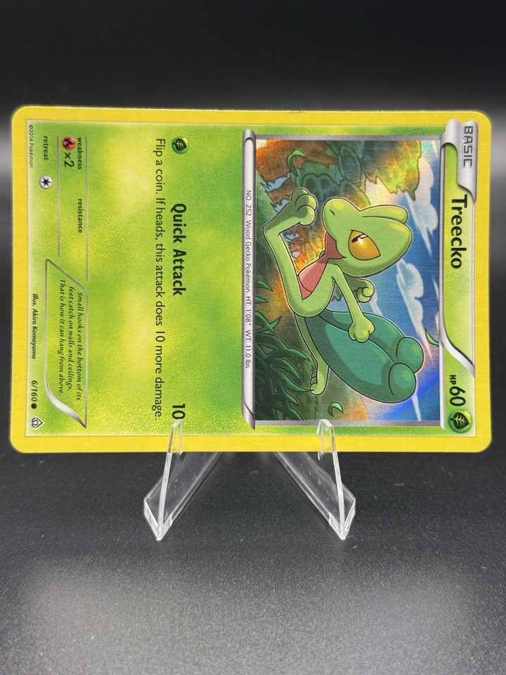 Treecko Sheen Holo 6/160 Primal Clash LP/Lightly Played | eBay