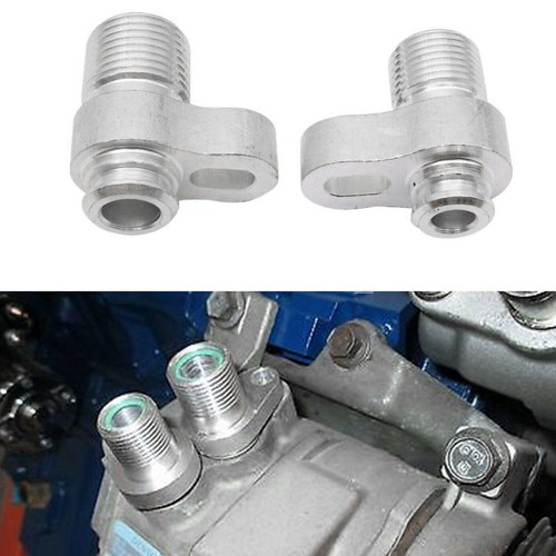 Car Swap A/C Compressor Adapter Fittings Set Fits For Denso 10S17F ...