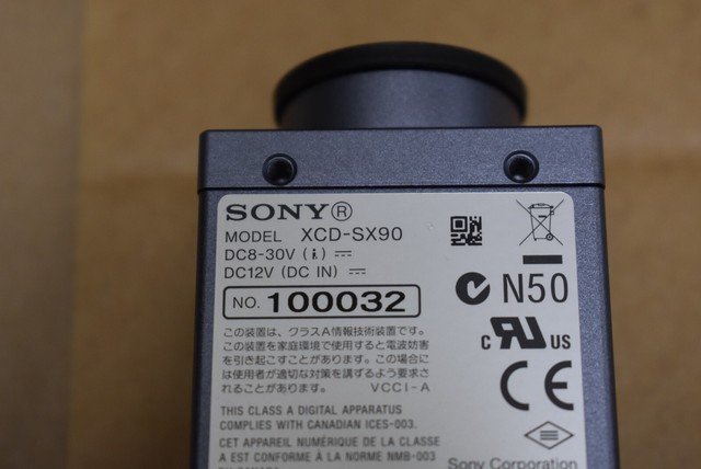 Sony XCD-SX90 PS B/W 1394.B SXGA Camera Machine Vision Pentax H1214-M ...