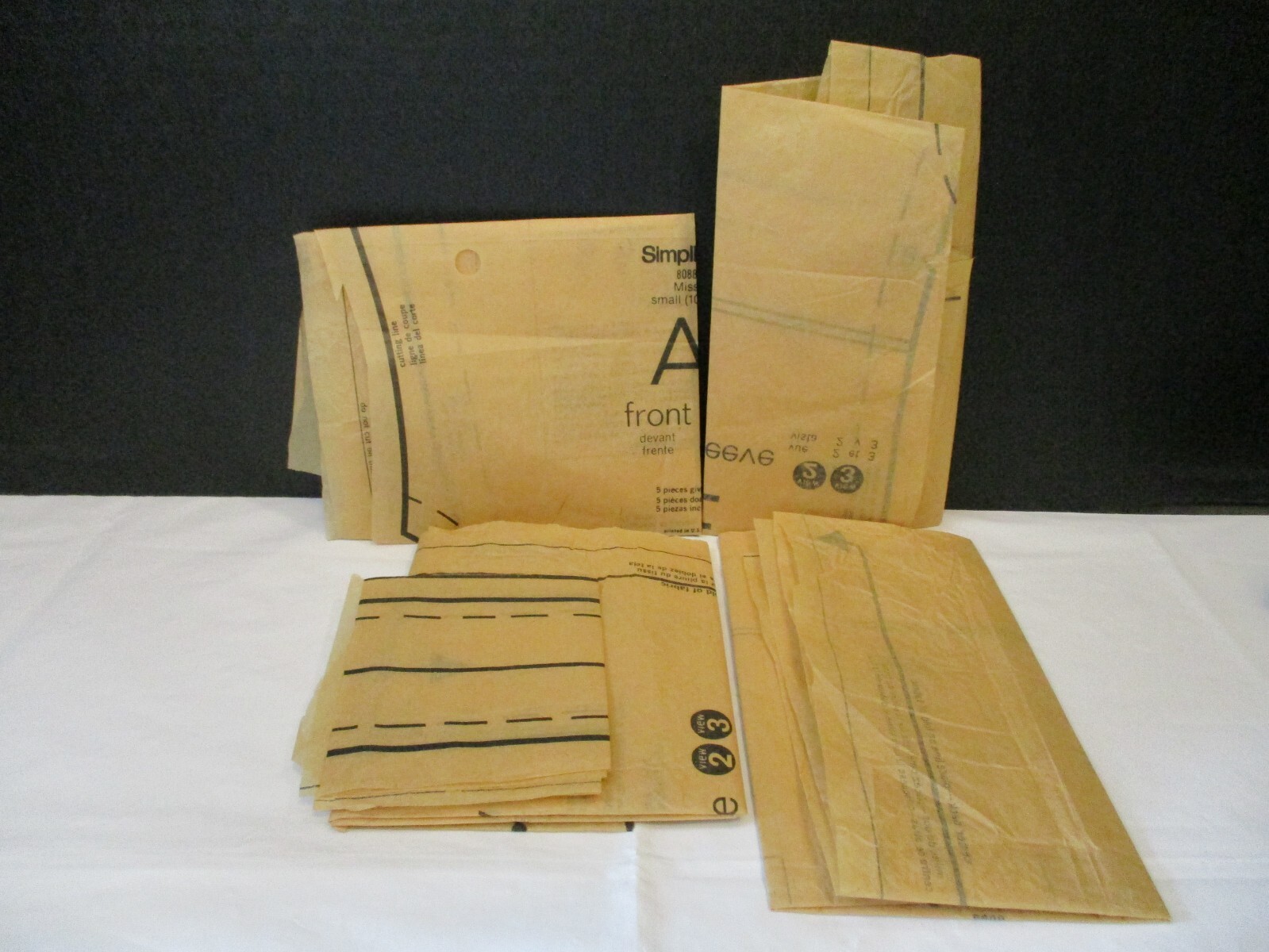 Simplicity Jiffy Pattern 8088 Miss Size S (10-12) Knit Pullover Tops ...