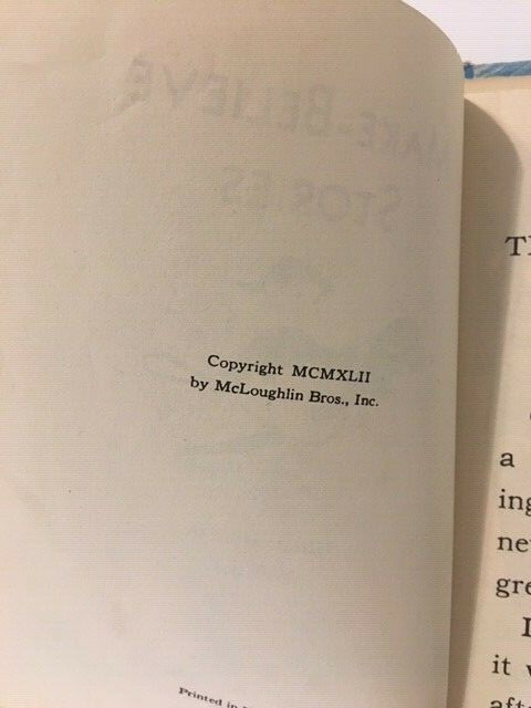 Vintage MAKE-BELIEVE STORIES MCMXLII Sari McLoughlin Fairies Gnomes ...