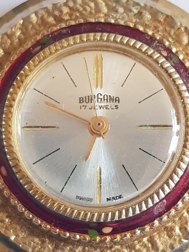 Vintage Burgana 17 Jewels Mecahnical Ladies Pendant Watch | eBay UK