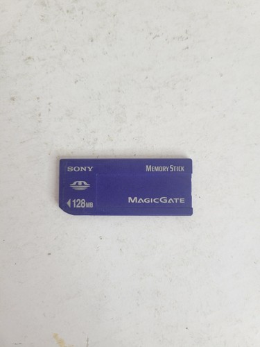 Genuine Sony 128MB Memory Stick card MSH-128 MagicGate for Old Cameras ...