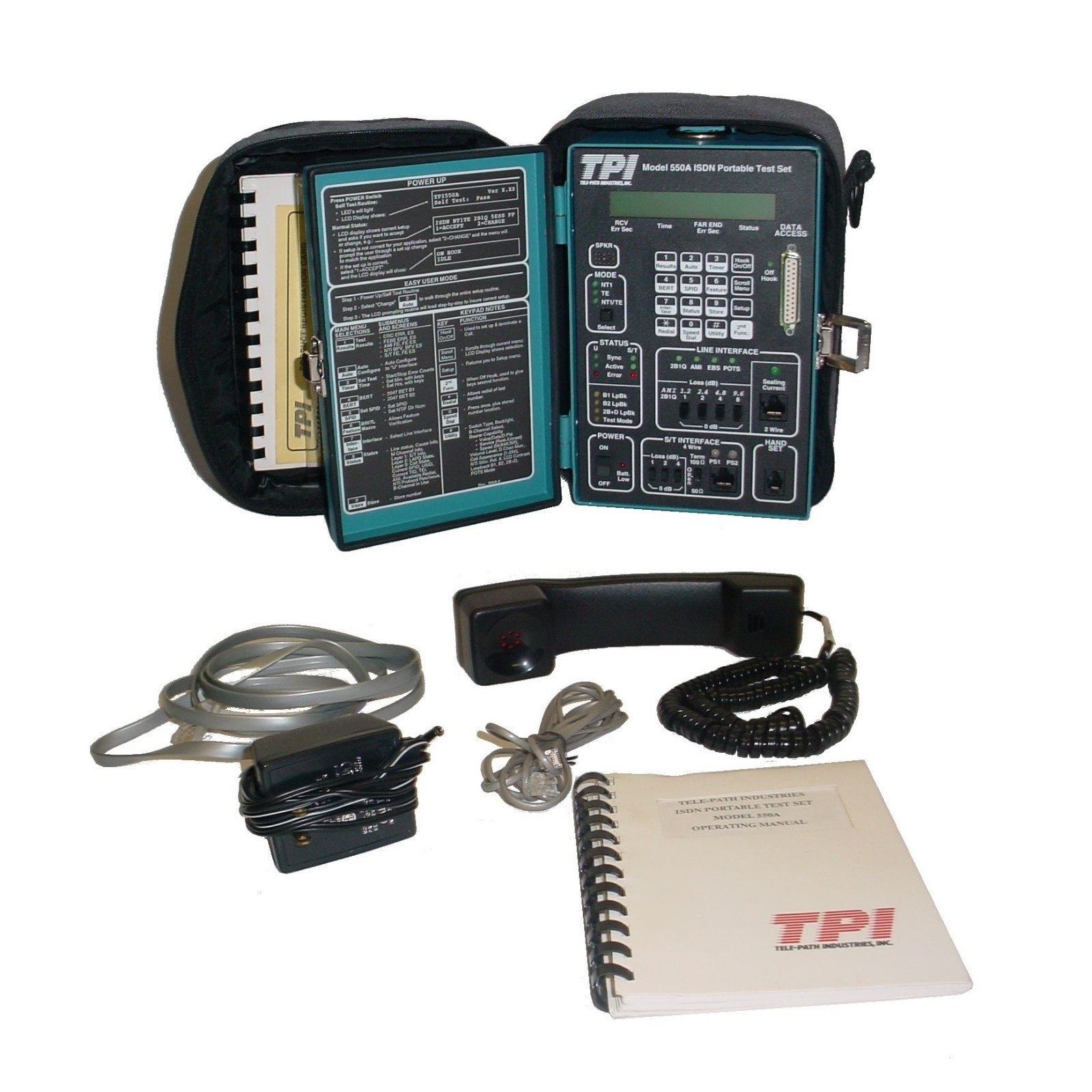 TPI Tele-Path 550A 4.12 Industrial Portable Analytical ISDN Connection ...