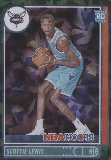 2021-22 Panini NBA Hoops - Rookies Scottie Lewis #209 Green Ice (RC ...