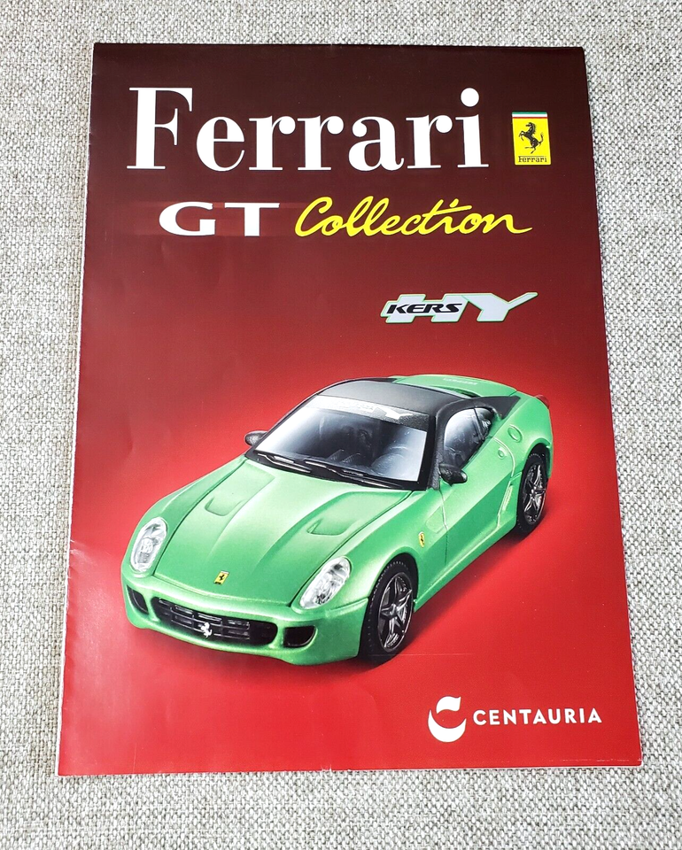 Ferrari GT Collection 599 Hy-Kers Big Poster FOLD OUT & Specs Centauria ...