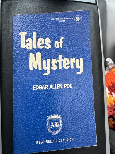 VTG Book Tales of Mystery Edgar Allen Poe Best Seller Ed. Faux Leather ...