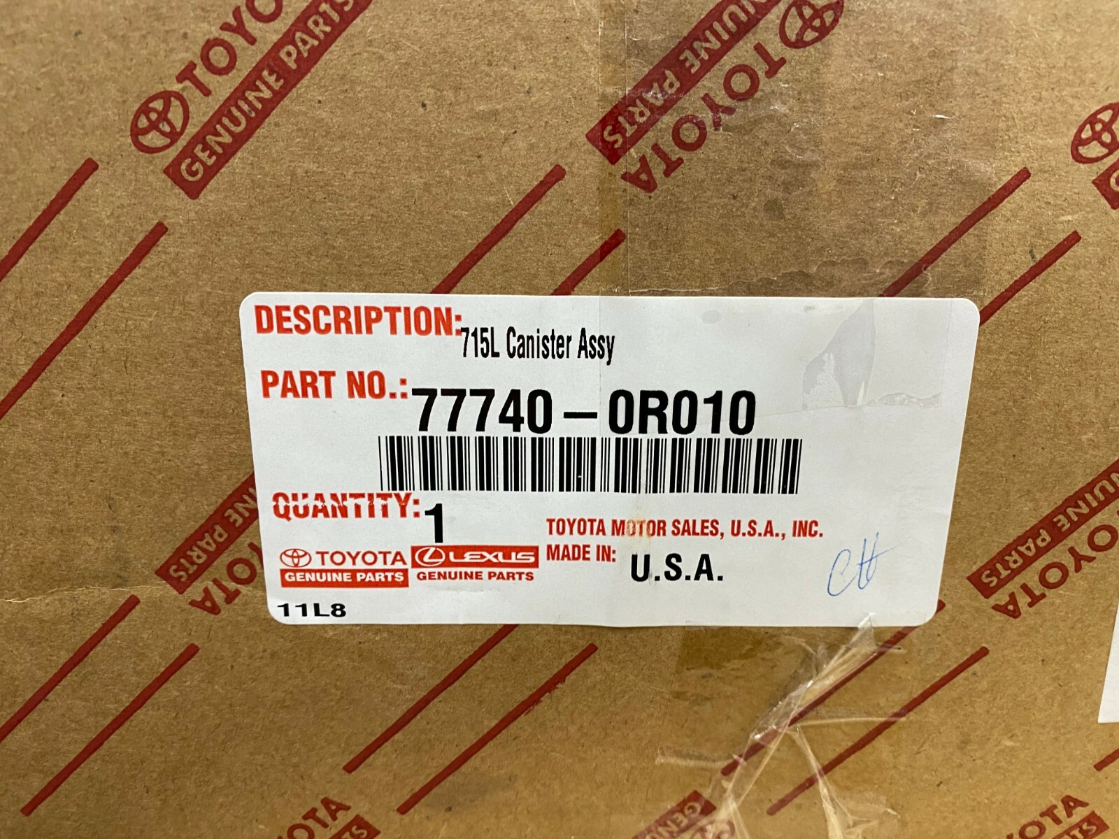 2006-2012 TOYOTA RAV4 NEW CHARCOAL VAPOR CANISTER 777400R010 GENUINE ...
