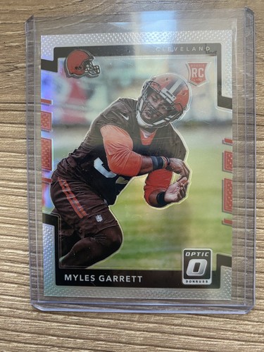 Myles Garrett 2017 Donruss Optic Silver Prizm Holo RC Rookie Card #106 ...