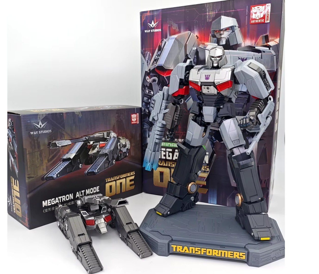 WAY STUDIO Transformers One D-16 Megatron Final Form / ALT MODE Tank ...