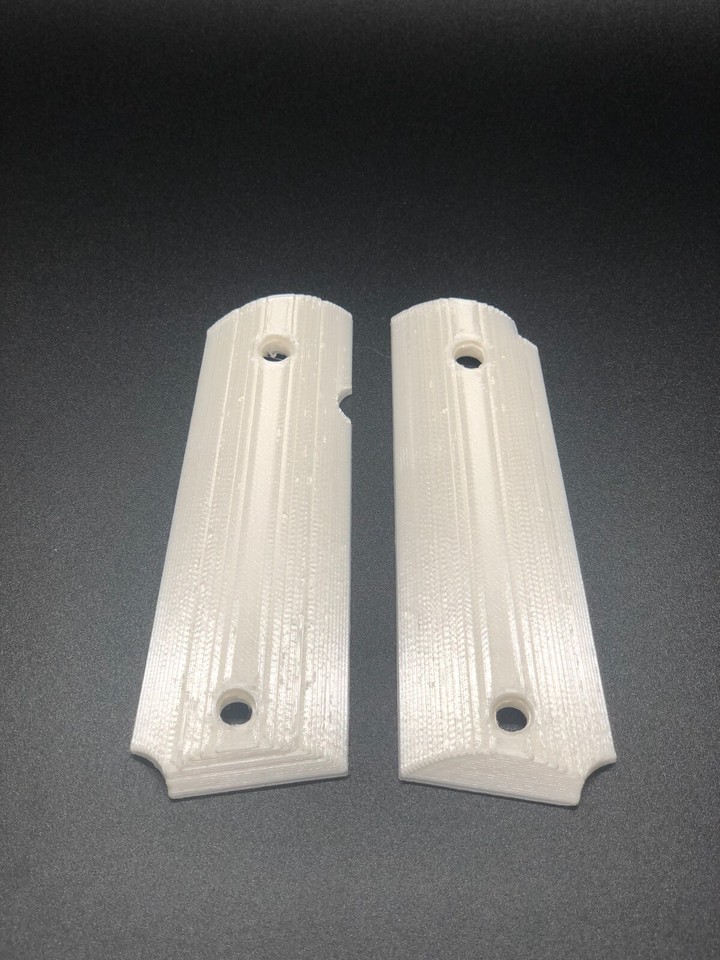 1911 Government/ Commander Grips - White | eBay