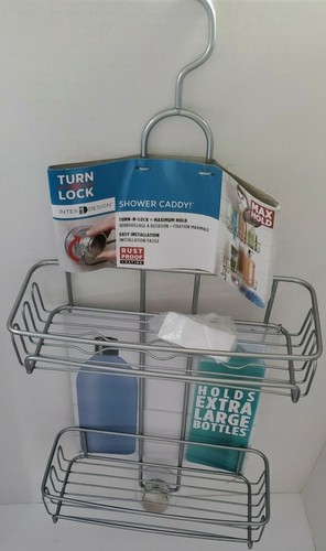 Inter Design Turn n Lock Shower Caddy with Rust Proof Coating | eBay