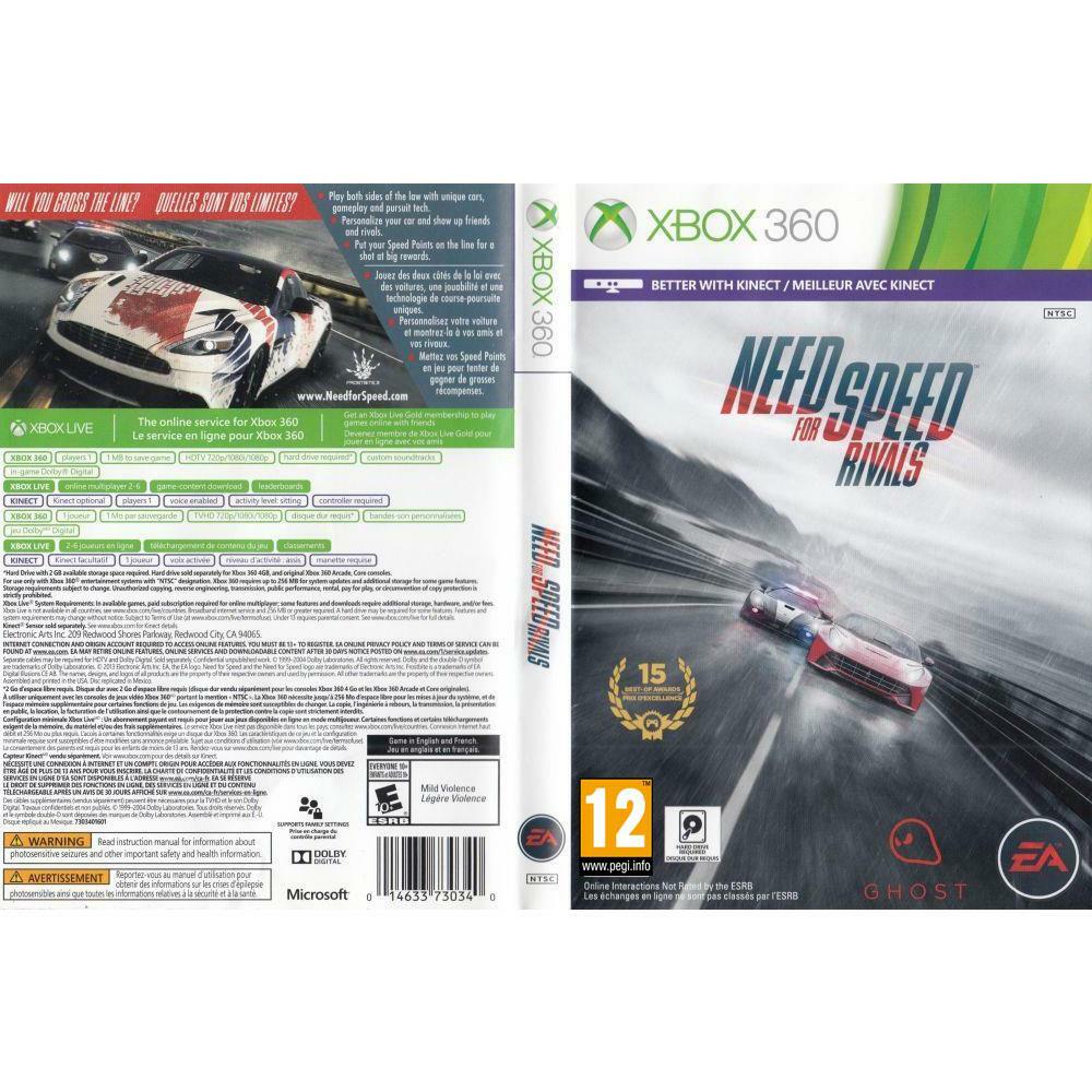 Need For Speed Rivals Xbox Cover