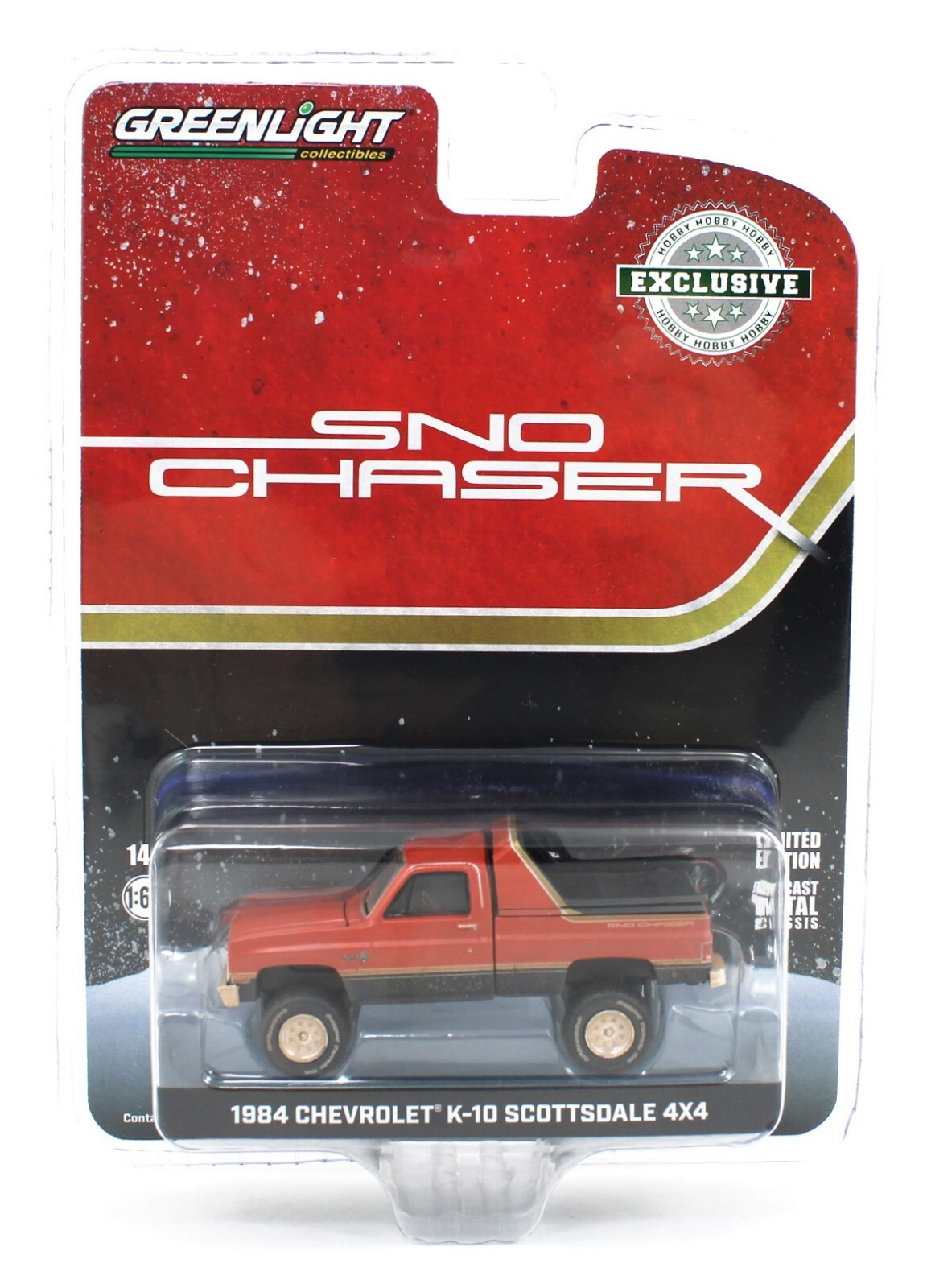 1:64 GreenLight *SNO CHASER* 1984 Chevrolet K-10 *WEATHERED DIRTY ...