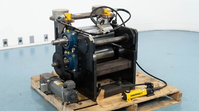 Motorized Roller Press Roll Mill With Pressure Controll By Enerpac Hand ...