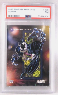 1992 Marvel Universe #108 Venom PSA 7 NM Near Mint | eBay