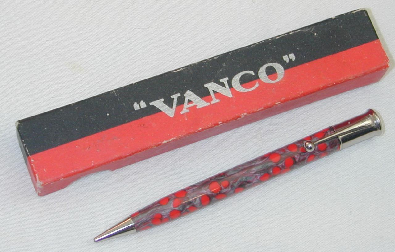 Vintage Vanco Psychedelic Celluloid Mechanical Pencil NIB FANTASTIC COLORS | eBay