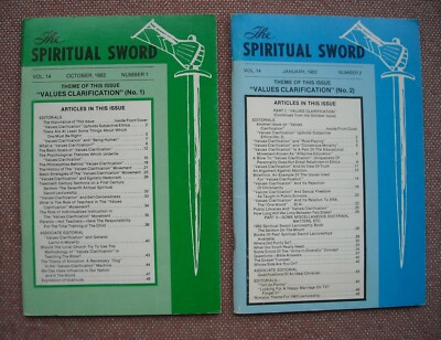 VALUES CLARIFICATION ~ Thomas B Warren ~ Spiritual Sword ~ Church of ...