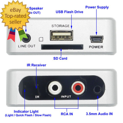 Music Digitizer CD Recorder for Music Audio Capture Device Cassette MP3 ...