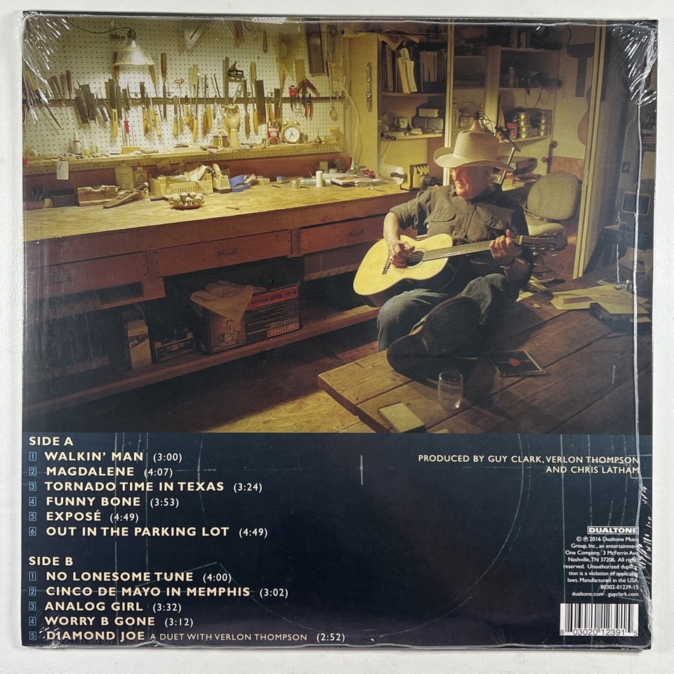 Guy Clark “Workbench Songs” LP/Dualtone (Sealed) 2016 Denim Vinyl 15th ...