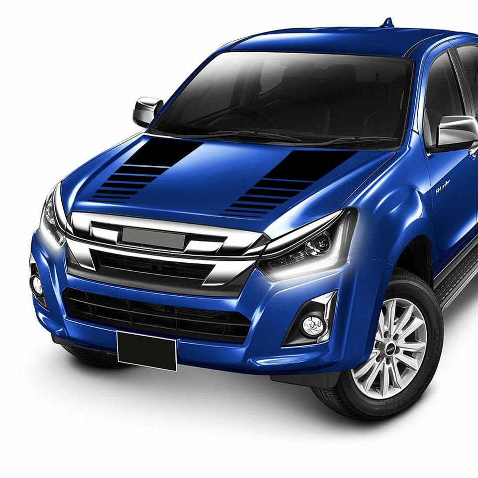 Hood Racing Stripes Stickers Auto Graphic Decal Vinyl Car Truck ...