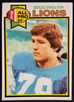 1979 Topps #344 Doug English NFC All Pro Rookie RC Detroit Lions NR ...