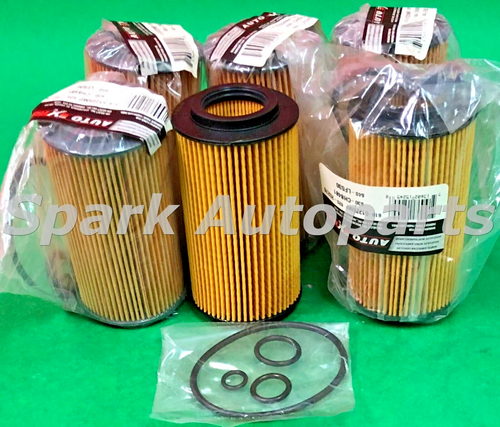 New Case of 6 Engine Oil Filter AUTO EXTRA 618-51226 For MERCEDES-BENZ ...