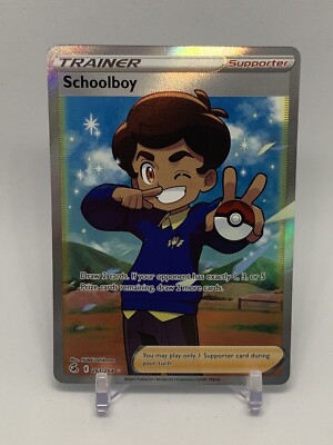 Pokémon TCG Schoolboy Fusion Strike 261/264 Holo Full Art | eBay
