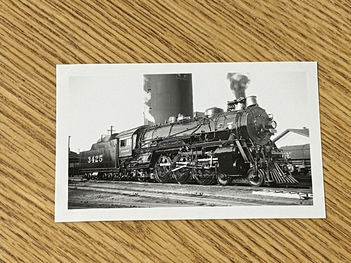 Santa Fe Railway Steam Engine Locomotive 3425 Vintage Photo ATSF | eBay