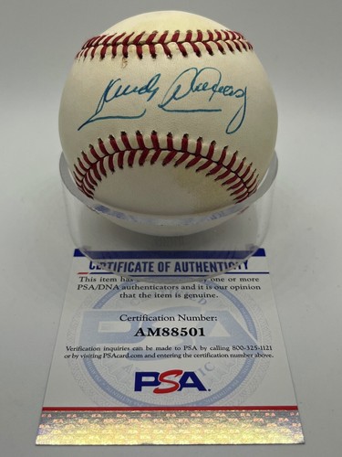 Sandy Alomar Jr Padres Indians Signed Autograph OMLB Baseball PSA DNA ...