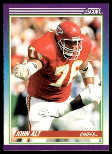 1990 Score John Alt Rookie Kansas City Chiefs #176 | eBay