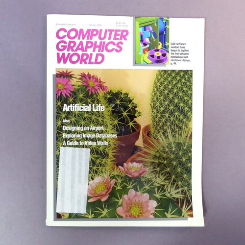 Computer Graphics World - Feb 1993 Rare Vintage Magazine 3d Artificial ...